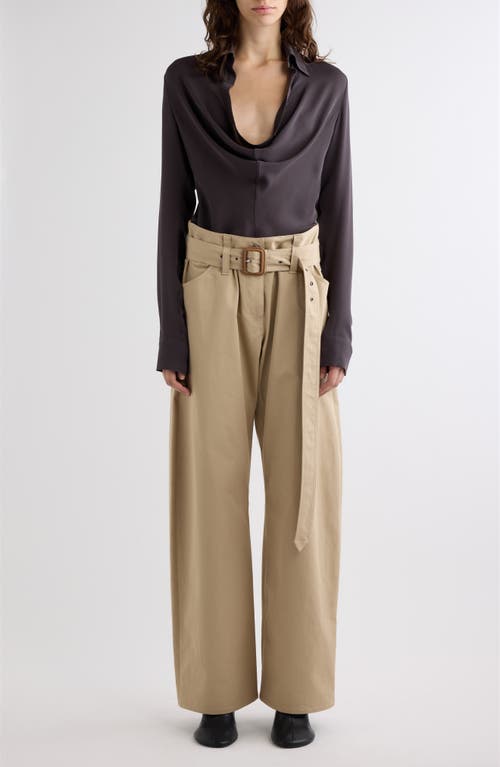 ACNE STUDIOS Acne Studios Shaydana Silk Georgette Cowl Neck Top